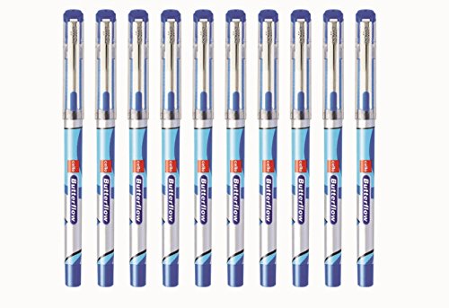 Cello Butterflow Ball Pen Set - Pack of 10 (Blue)