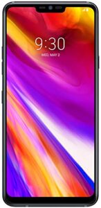 lg g7 thinq g710 64gb unlocked gsm phone w/ dual 16mp camera's - new aurora black