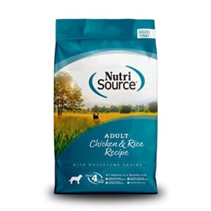 nutrisource adult chicken & rice dog food 5lb