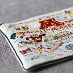 Catstudio University of Minnesota Collegiate Zipper Pouch Purse | Holds Your Phone, Coins, Pencils, Makeup, Dog Treats, & Tech Tools