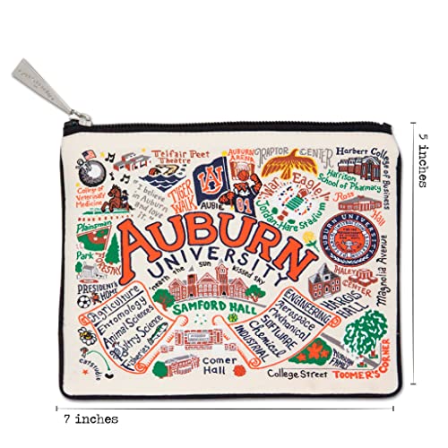 Catstudio Auburn University Collegiate Zipper Pouch Purse | Holds Your Phone, Coins, Pencils, Makeup, Dog Treats, & Tech Tools