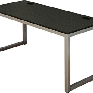 SHW Home Office 55-Inch Large Computer Desk, Espresso