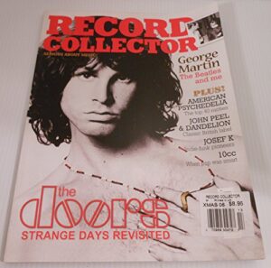 record collector magazine (uk publication) issue 331 christmas 2006 (jim morrison of the doors on cover)[single issue magazine]** wear on cover*