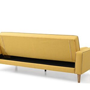 Glory Furniture Futon Sofa Bed, Yellow