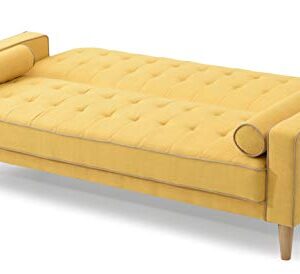 Glory Furniture Futon Sofa Bed, Yellow