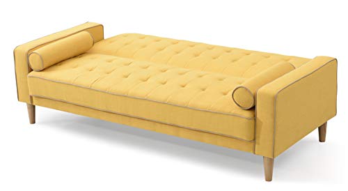 Glory Furniture Futon Sofa Bed, Yellow