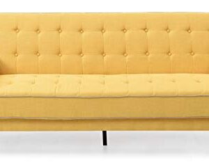 Glory Furniture Futon Sofa Bed, Yellow