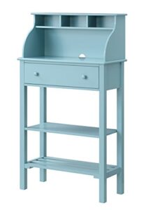 convenience concepts designs2go office / kitchen storage desk, sea foam