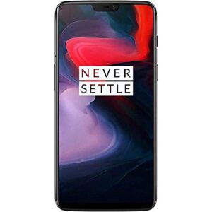 oneplus 6 a6003 dual-sim (128gb storage | 8gb ram) (gsm only, no cdma) factory unlocked 4g smartphone (midnight black) - international version