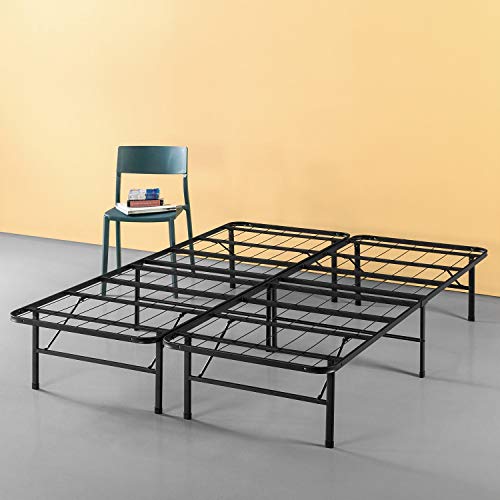 Zinus Callie 14 Inch Classic SmartBase Mattress Foundation / Platform Bed Frame / Box Spring Replacement / Quiet Noise-Free / Under-bed Storage, Queen