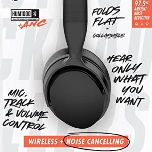 Wicked Audio HUM 1000 Wireless Bluetooth Headphones with Active Noise Cancelling