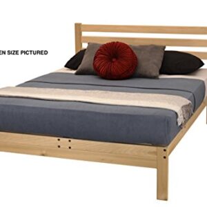 KD Frames Lexington Platform Bed, Queen, Unfinished