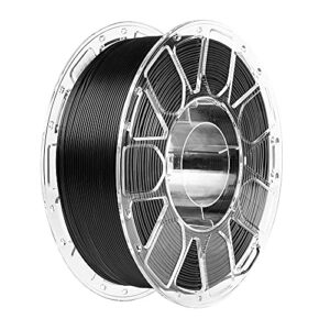 comgrow pla 3d printer filament, 3d printer filament 1.75mm, 1kg spool filament (2.2lbs), dimensional accuracy +/- 0.03mm, pla black, fit most fdm 3d printers