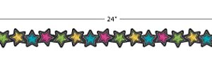 Teacher Created Resources Chalkboard Brights Stars Magnetic Border