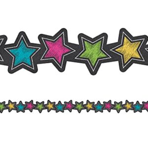 Teacher Created Resources Chalkboard Brights Stars Magnetic Border