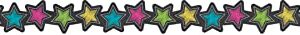 Teacher Created Resources Chalkboard Brights Stars Magnetic Border