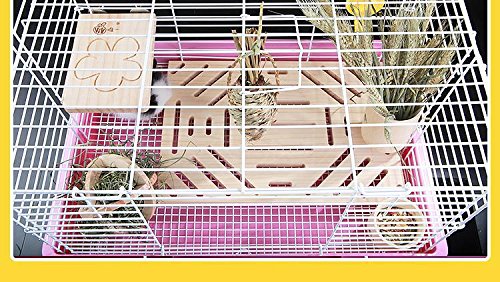 Hypeety Rabbit Wood Foot Pad Toy Small Animals Bunny Chinchilla Guinea Pig Rabbit Totoro Scratch Cage Supplies Safe Non-Toxic Pine Wood Board Chew Toy Mat Bed