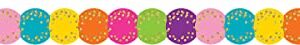 Teacher Created Resources Confetti Circles Die-Cut Magnetic Border 24 x 1.5 inch