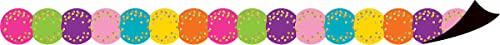 Teacher Created Resources Confetti Circles Die-Cut Magnetic Border 24 x 1.5 inch