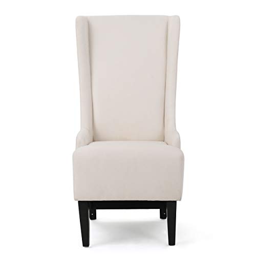 Christopher Knight Home Callie Fabric Dining Chair, Beige, 23.25" x 28.75" x 46.25"