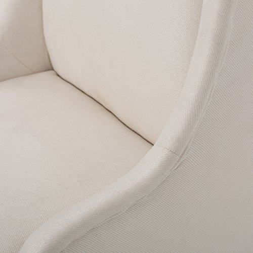 Christopher Knight Home Callie Fabric Dining Chair, Beige, 23.25" x 28.75" x 46.25"