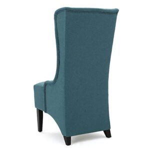 Christopher Knight Home Callie Fabric Dining Chair, Teal Dimensions: 23.25”D x 28.75”W x 46.25”H