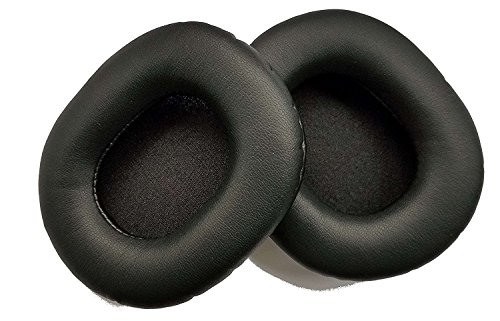 Replacement Earpads Ear Cushions for Sony Sony MDR-7506, MDR-V6, MDR-V7, MDR-CD900ST Headphones (1 Pair) Premium Upgrade Quality Protein Leather