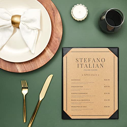 96 Pack Tan Kraft Paper Material Sheets for Wedding, Party Invitations, Drawing, DIY Projects, Letter Size, 176gsm (8.5 x 11 In)