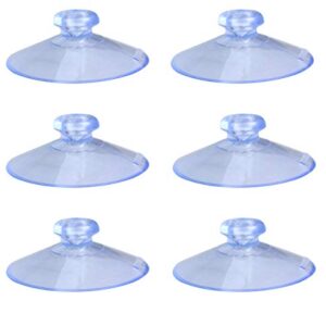 Double Sided Suction Cups:OUNONA 50 Pieces Clear Suction Cups PVC Plastic Suction Cup Without Hooks (45mm)