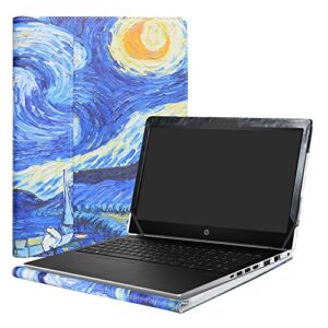 alapmk protective case cover for 15.6" hp probook 450 g5 / probook 455 g5 series laptop(warning:not fit hp probook 450 g4 g3 g2 g3 g0/probook 455 g4 g3 g2 g1),starry night