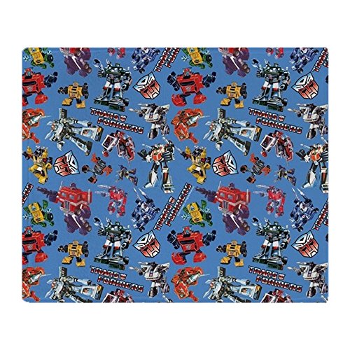 CafePress Transformers Vintage Pattern Throw Blanket Super Soft Fleece Plush Throw Blanket, 60"x50"