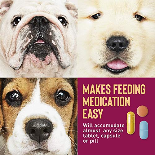 Presidio Pill Buddy Naturals - All Natural Ingredients - Duck Recipe Pill Hiding Treats for Dogs - Make A Perfect Pill Concealing Pocket Or Pouch for Any Size Medication - 30 Servings