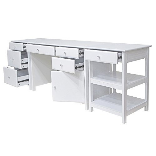 Winsome Wood Delta 3-Pc Set Home Office, White