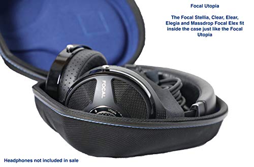 Premium Carrying case Compatible with Focal Clear MG Focal Utopia Focal Stellia Focal Elex Focal Radiance Focal Elear Focal Elegia and Focal Celestee Headphones. Ultimate Lightweight Protection