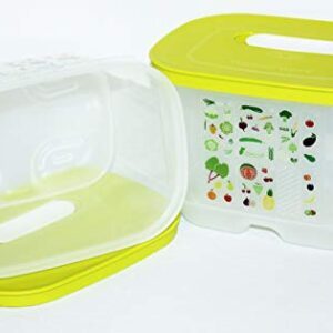 Tupperware Set of 2 Small Deep Fridgesmart Containers 7 Cups Margarita