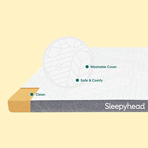 Sleepyhead 2-Inch Twin XL Mattress Topper - Copper-Infused Memory Foam Topper with Washable Cover - College Dorm Room Essential (Twin XL, 2'' Copper Topper)