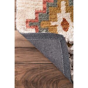 nuLOOM Anna Moroccan Tassel Area Rug, 5' x 8', Multi