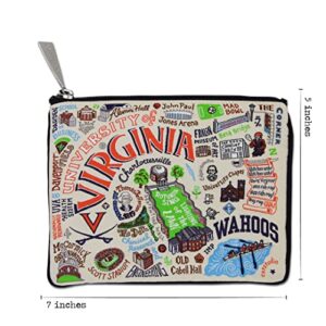 Catstudio Zipper Pouch, University of Virginia Travel Toiletry Bag, 5 x 7, Ideal Makeup Bag, Dog Treat Pouch, or Purse Pouch to Organize School & Office Supplies for Students, Grads & Alumni