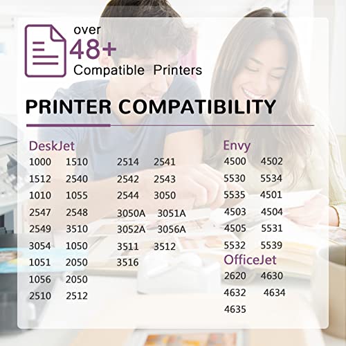 Inktopia Remanufactured Ink Cartridges Replacement for HP 61XL 61 XL for HP Envy 4500 4502 5530 5534 Deskjet 1000 1050 1512 2540 3050 3510 Officejet 2620 4630 4632 Printer (1 Tri-Color)