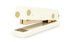 kate spade new york acrylic stapler, gold dot