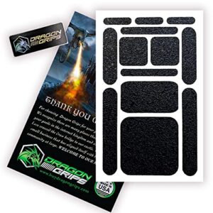 dragon grips grip tape cell phone grip stickers mouse grip tape. black 13 pc multi-purpose set rubberized grip stickers. rubber grip adhesive strips for phone, laptop, ipad, iphone, tablets & gaming