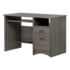 south shore gascony desk, gray maple