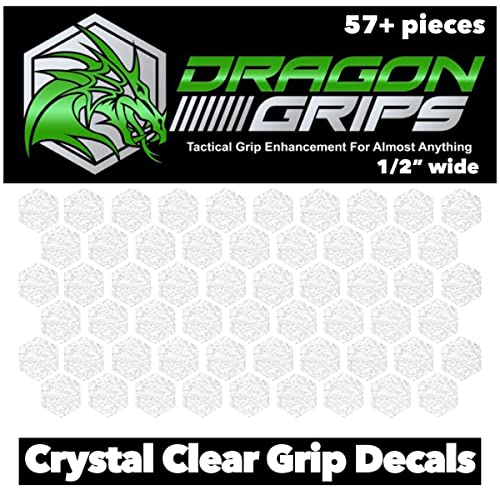 Dragon Grips Grip Tape Cell Phone Grip Stickers Mouse Grip Tape. Clear 84pc Multi Purpose Set Rubberized Grip Stickers. Rubber Grip Adhesive Strips for Phone, Laptop, iPad, iPhone, Tablets & Gaming