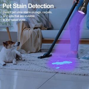 Vansky Black Light UV Flashlight, 2023 Upgraded 51 LED Blacklight Pet Urine Detector for Dog/Cat Urine, Dry Stains, Bed Bug, Matching with Pet Odor Eliminator(Batteries are Included)