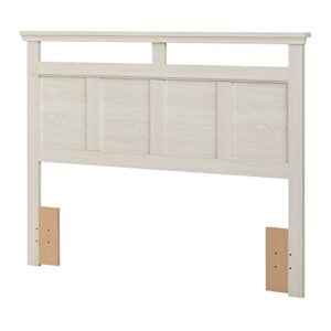 south shore versa headboard, full/queen 54/60-inch, winter oak