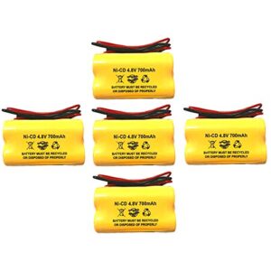 battery hawk (5 pack) daa700mah4.8v bl93nc487 daa700mah4.8v ni-cd aa 700mah 4.8v mcnair aa600mah unitech aa700mah aa500mah bl93nc484