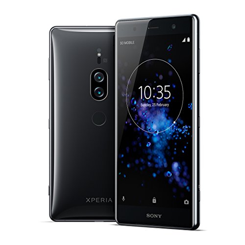 Sony Xperia XZ2 Premium Unlocked Smartphone - Dual SIM - 5.8" 4K HDR Screen - 64GB - Chrome Black (US Warranty)