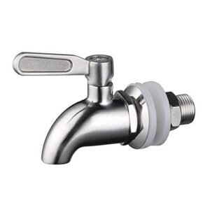 promaker stainless steel beverage dispenser replacement faucet tap spigot for homebrew barrel fermenter wine beer beverage juice dispenser spigot (beverage dispenser)