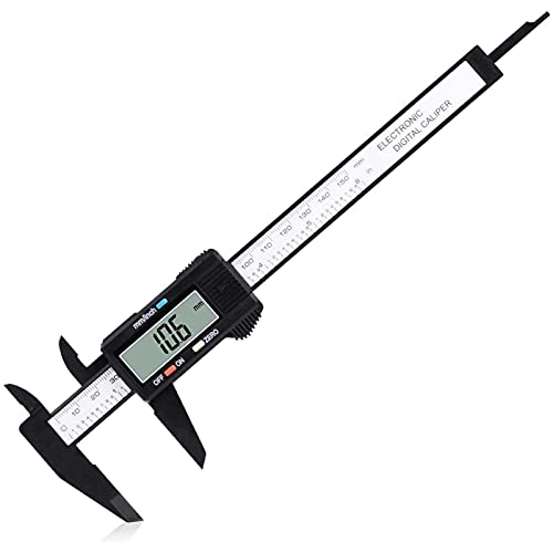 Digital Caliper, Adoric 0-6" Calipers Measuring Tool - Electronic Micrometer Caliper with Large LCD Screen, Auto-Off Feature, Inch and Millimeter Conversion