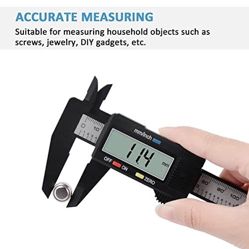 Digital Caliper, Adoric 0-6" Calipers Measuring Tool - Electronic Micrometer Caliper with Large LCD Screen, Auto-Off Feature, Inch and Millimeter Conversion